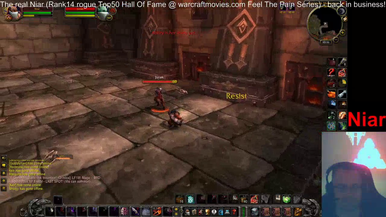 Niar, R14 Rogue 2K Deathray and Rogue pwned Classic WoW PvP - YouTube