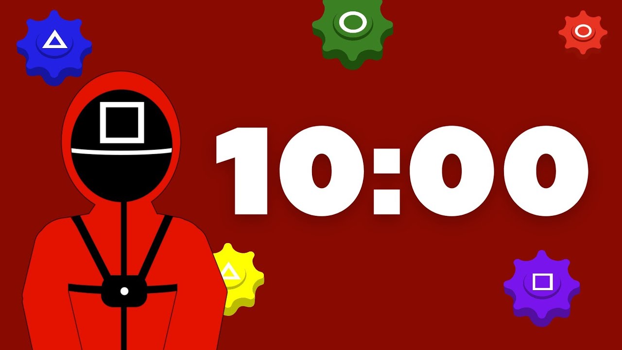 10 Minute Squid Game Countdown Timer | Pink Guard Theme | Nixstar ☆ - YouTube