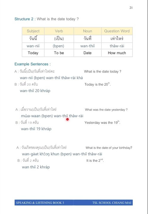 Listening and Speaking Book 3: Page 21 - YouTube