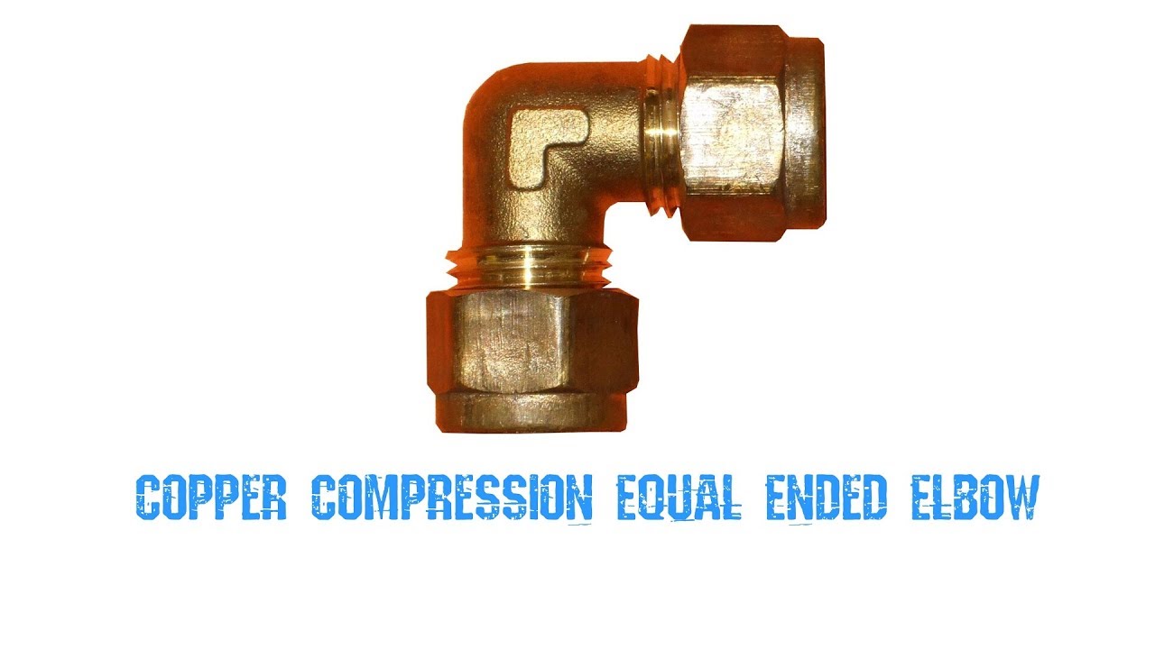 Copper Compression Equal Ended Elbow - YouTube