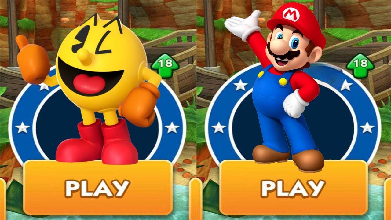 Sonic Dash - PACMAN vs BASH BOSS BATTLE vs Super Mario Subway Surfers ...