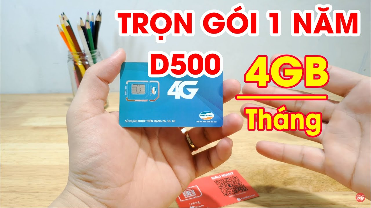 Review SIM Viettel DCOM 4G D500 Trọn Gói 1 Năm Không Cần Nạp Tiền - YouTube