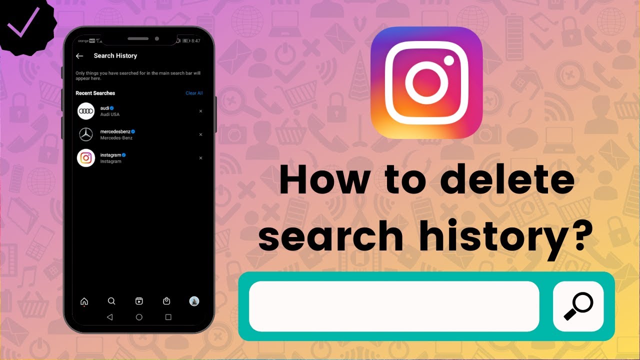 How to delete your Instagram Search History? - Instagram Tips - YouTube