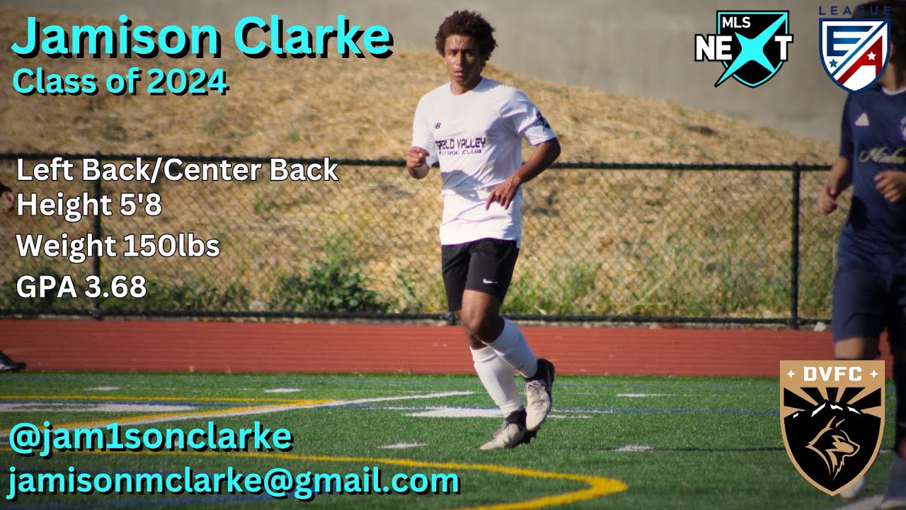 Jamison Clarke - Diablo Valley Wolves MLS NEXT and EA highlights - YouTube