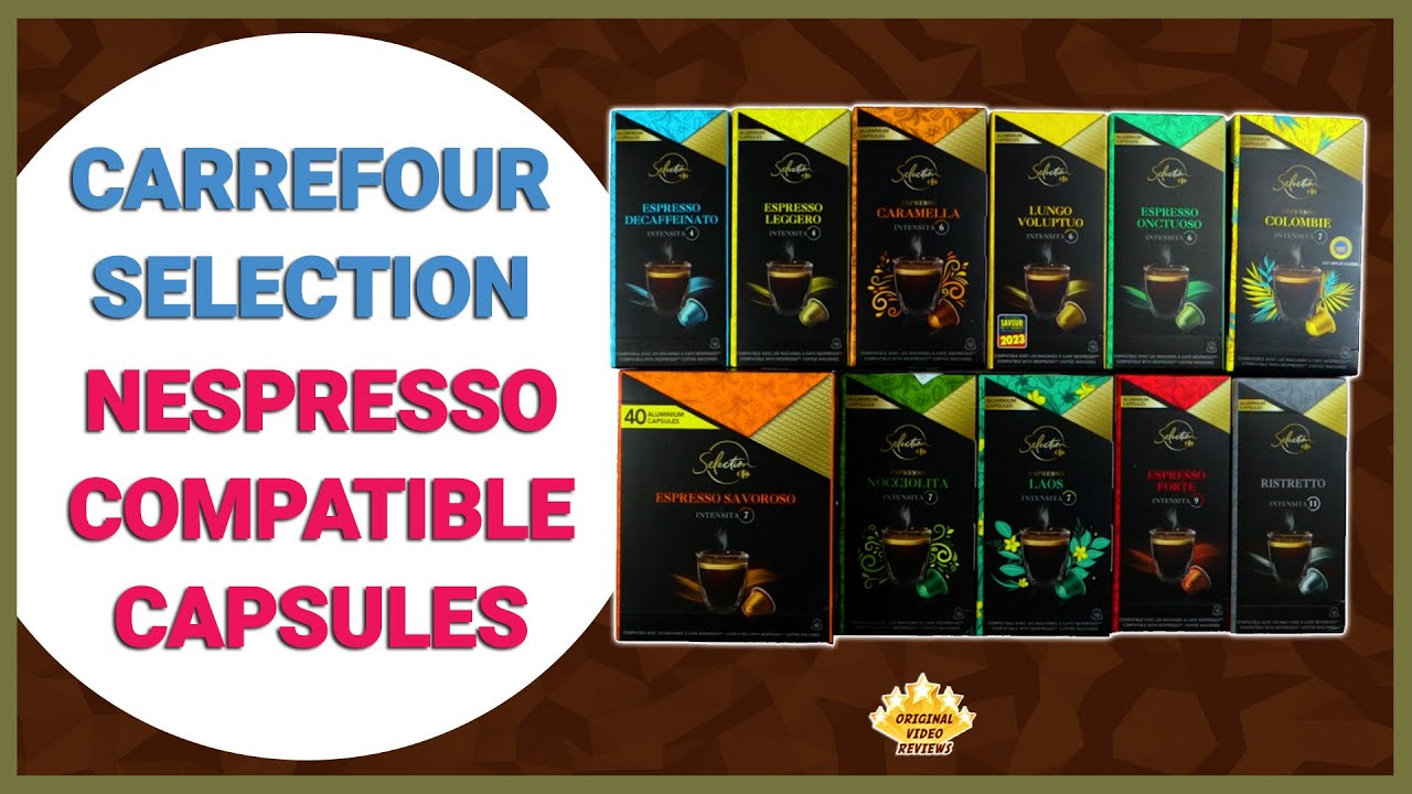 Carrefour Selection Nespresso Compatible Coffee Capsules ☕ - YouTube