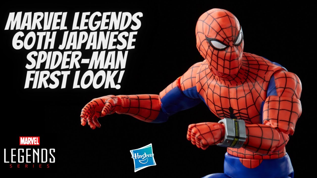 Marvel Legends 60th Japanese Spider-Man Figure First Look! Hasbro Pulse ...