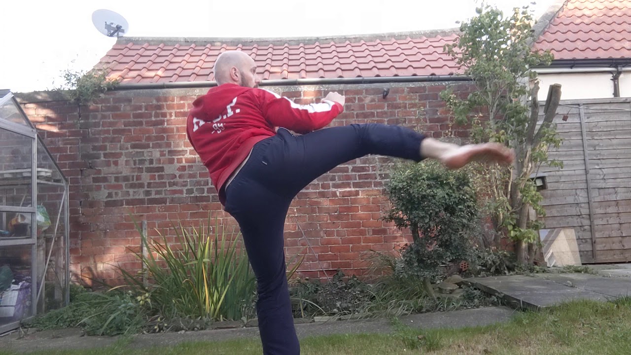 Rear Leg Roundhouse Kick - YouTube