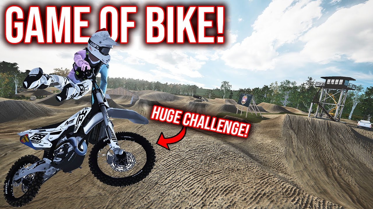 GAME OF BIKE BUT THERE IS A HUGE CHALLENGE!? (MX BIKES) - YouTube