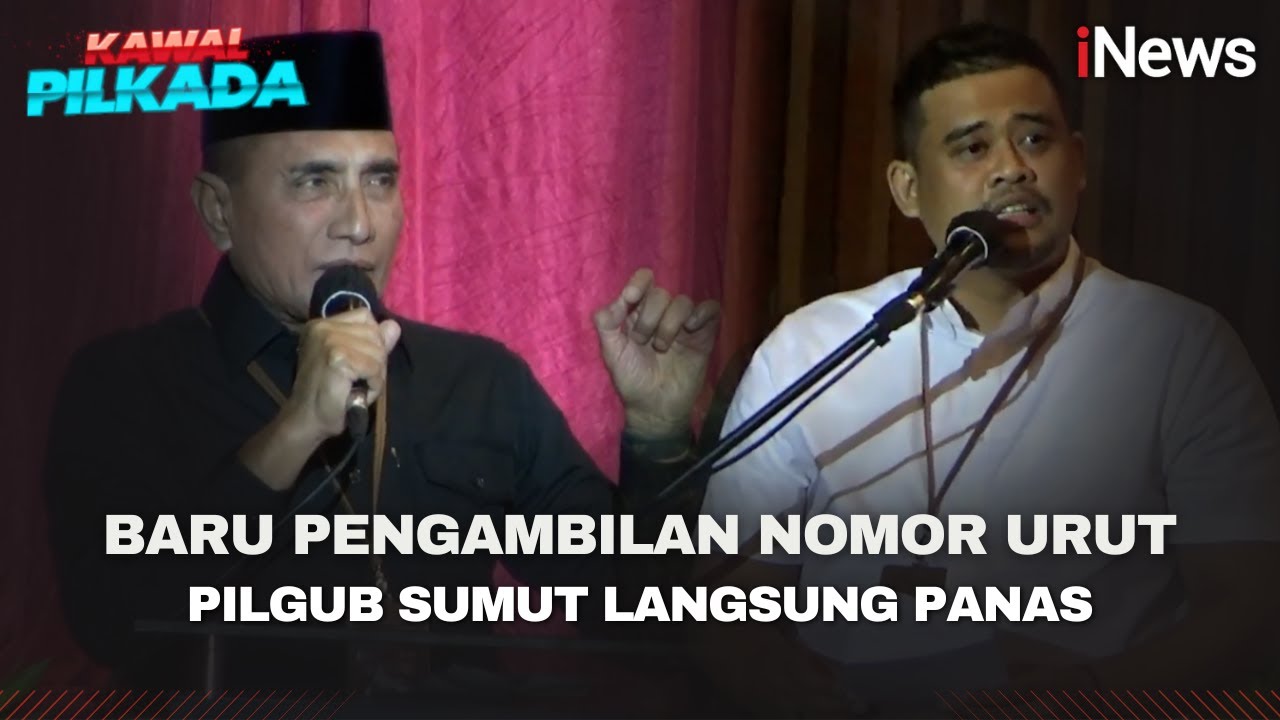 Bobby dan Edy Saling Sindir Usai Penetapan Nomor Urut, Singgung Jalan ...