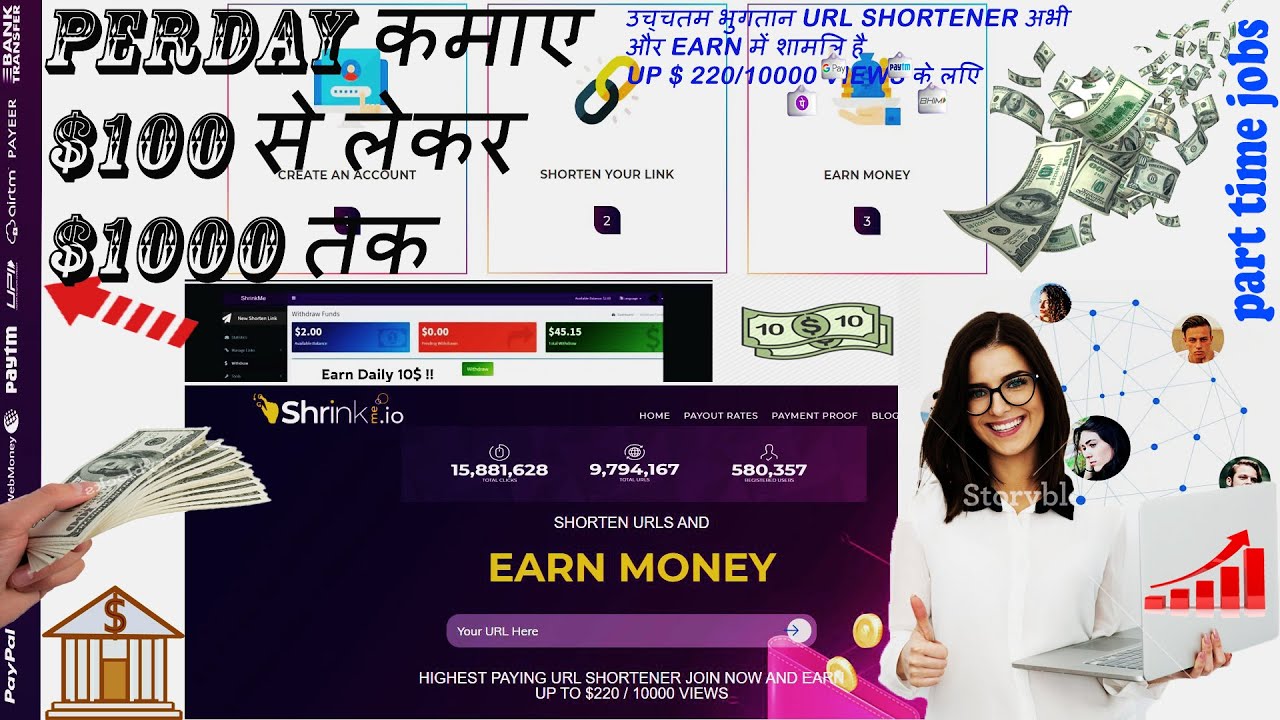 ShrinkMe.io full review |💸 Earn as high as $220 shorteninge URL ...