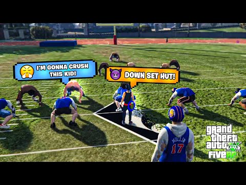 🤣BOOGIE TRY'S OUT FOR THE FOOTBALL TEAM AT SCHOOL!  (GTA RP FUNNY MOMENTS) PT. 46