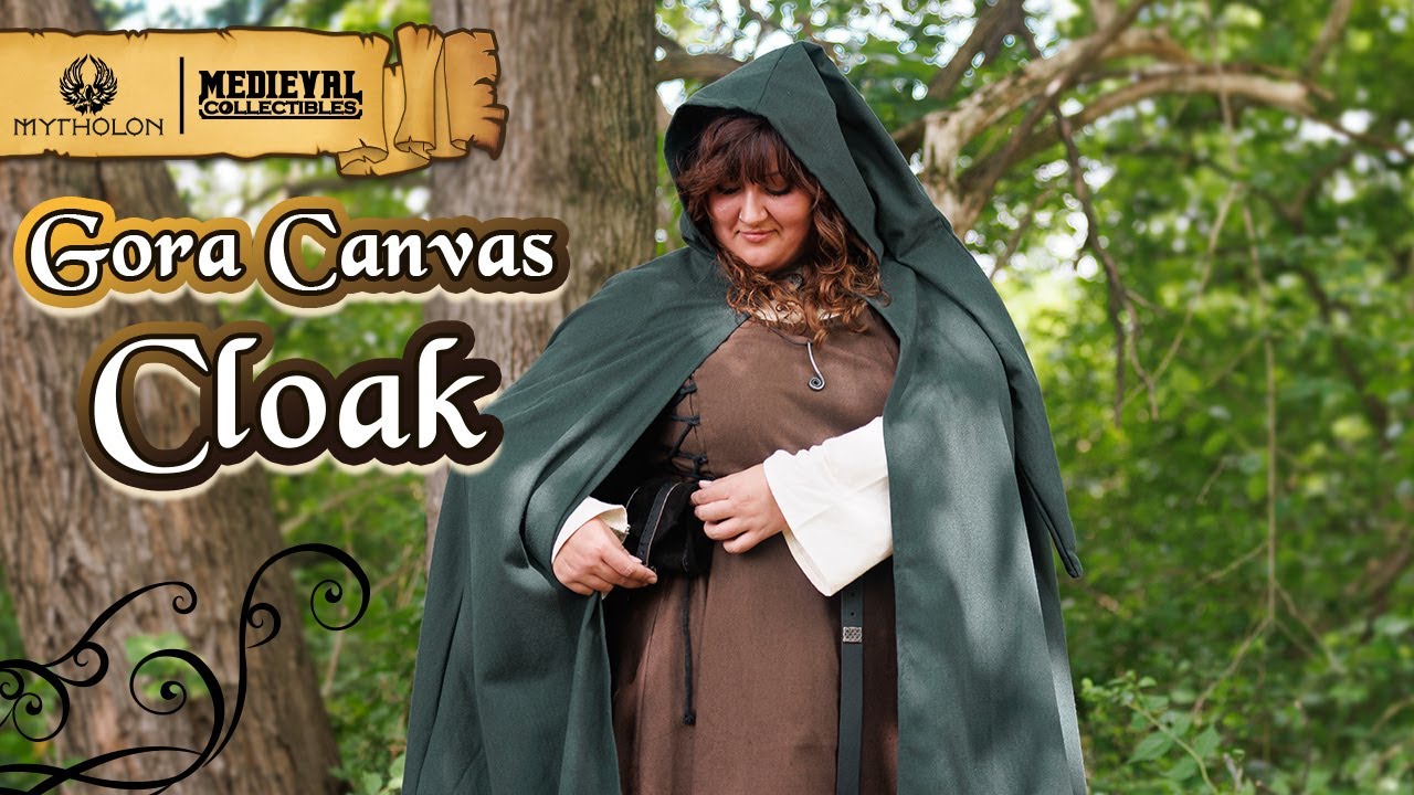 The Gora Canvas Cloak: Add Mystery and Intrigue to Your Look | Medieval ...
