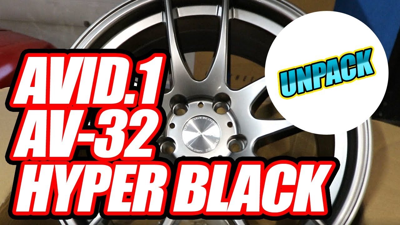 UNPACKED - AVID.1 AV-32 HYPERBLACK WHEELS - YouTube