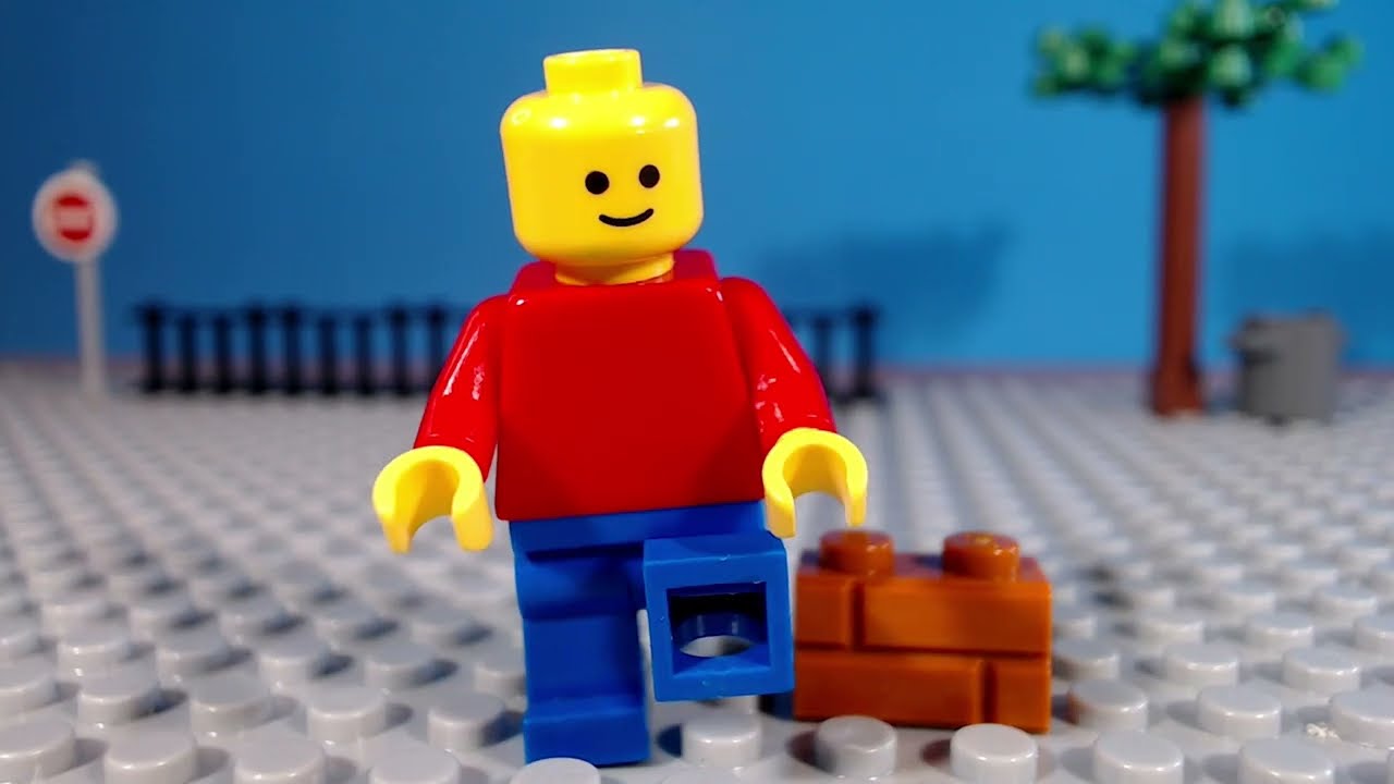 Lego Man stubs his Toe - YouTube