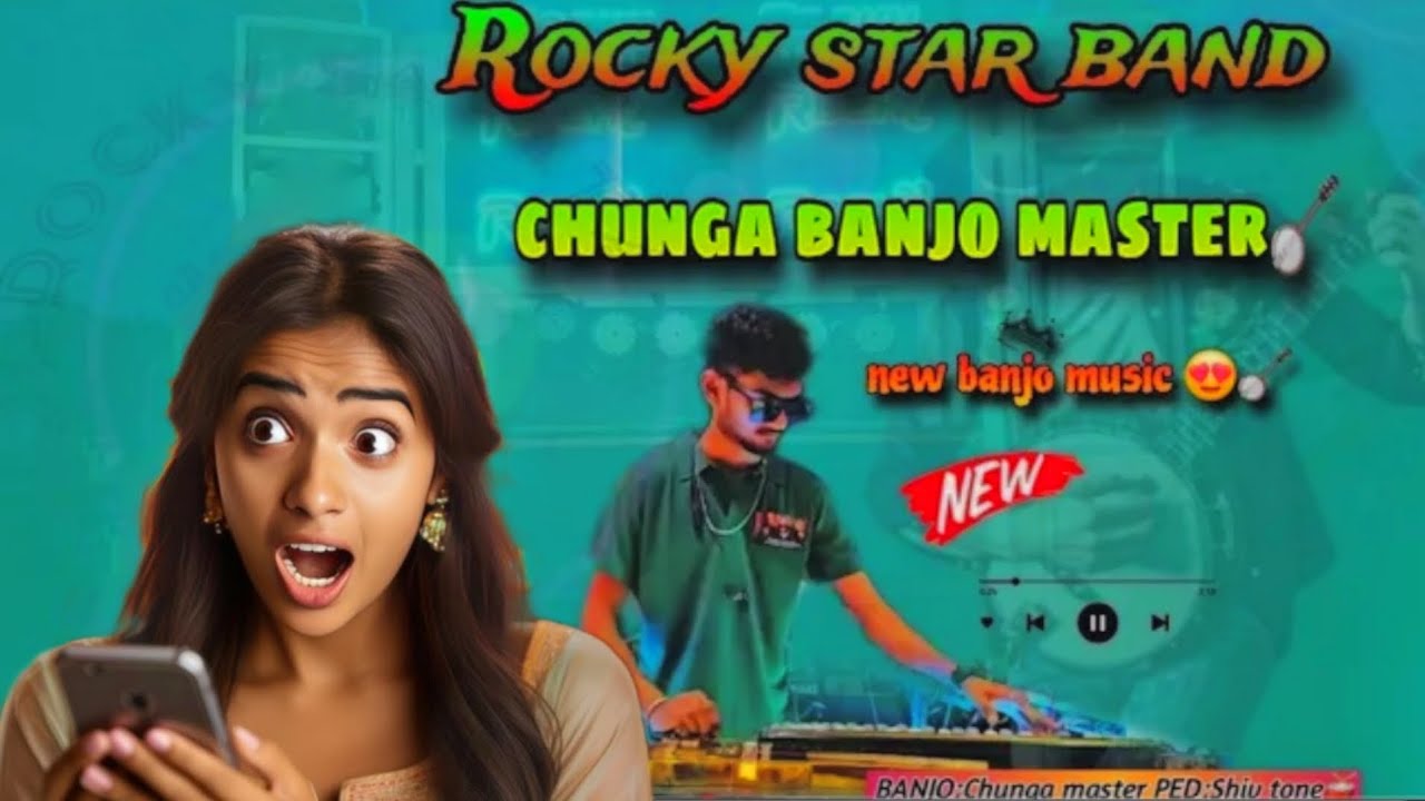 Rocky star band | new banjo mastero 🎹 chunga bhai ka No 1 music 🎵😍 # ...