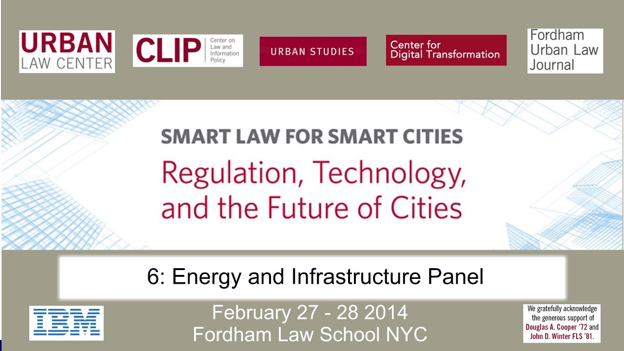 Smart Law for Smart Cities 6 - Energy and Infrastructure - YouTube