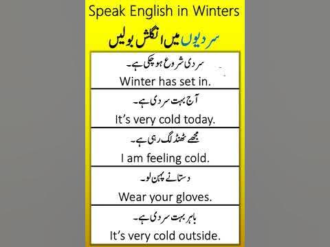 English Speaking Practice Sentences in Urdu - YouTube