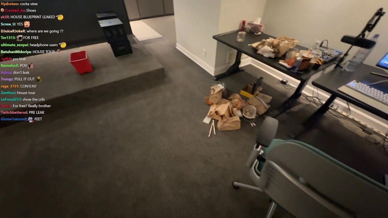 xQc's Room is Absolutely Disgusting - YouTube