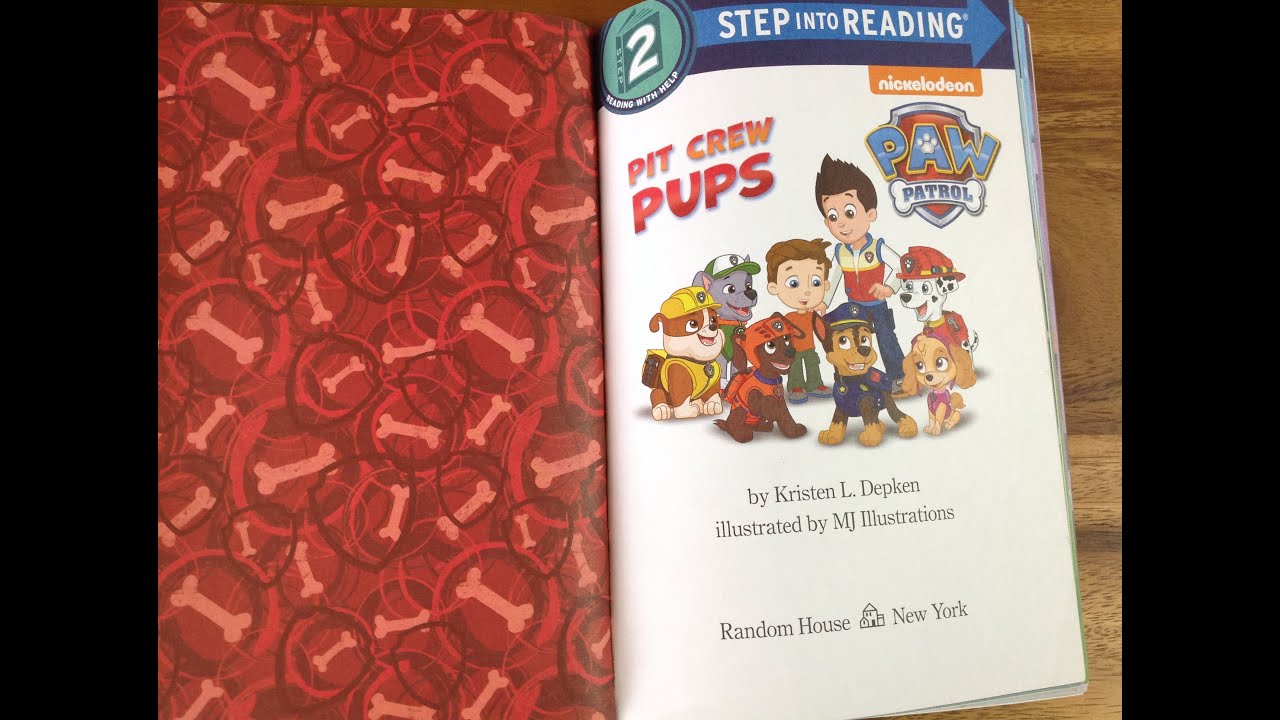 Paw Patrol Pit Crew Pups Read Aloud - YouTube