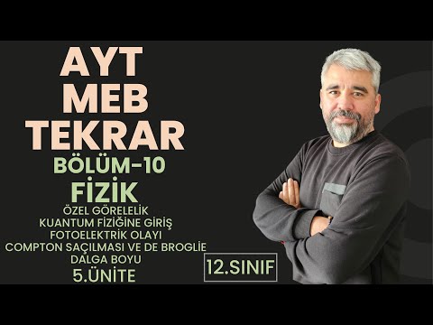 Ayt fizik meb full tekrar I Bölüm 10 I 2025