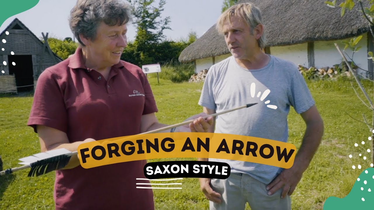 How to Forge and Fletch a Saxon Arrowhead - YouTube