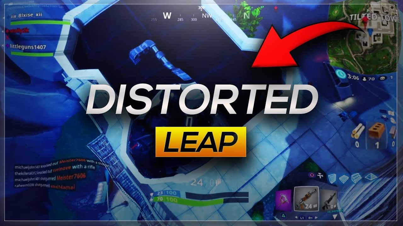 *DiStOrtED* Leap from CLOCK-TOWER in Fortnite: Battle Royale - YouTube