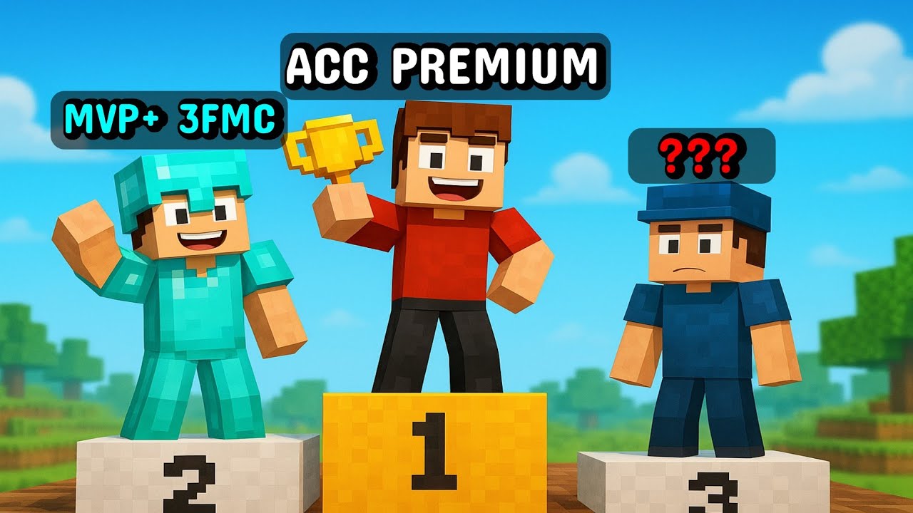 [GIVE AWAY] - CUỘC THI NHẬN ACC PREMIUM MINECRAFT VÀ ACC MVP+ 3FMC ...