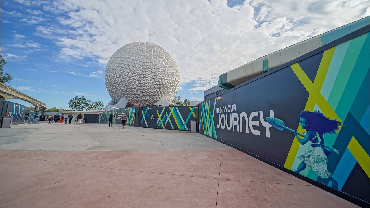 Spaceship Earth Future World Bypass Walkway Now Open at Epcot - YouTube