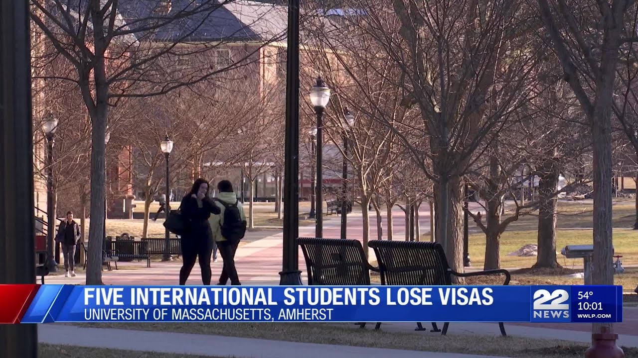Five international students at UMass have visas revoked, student status ...