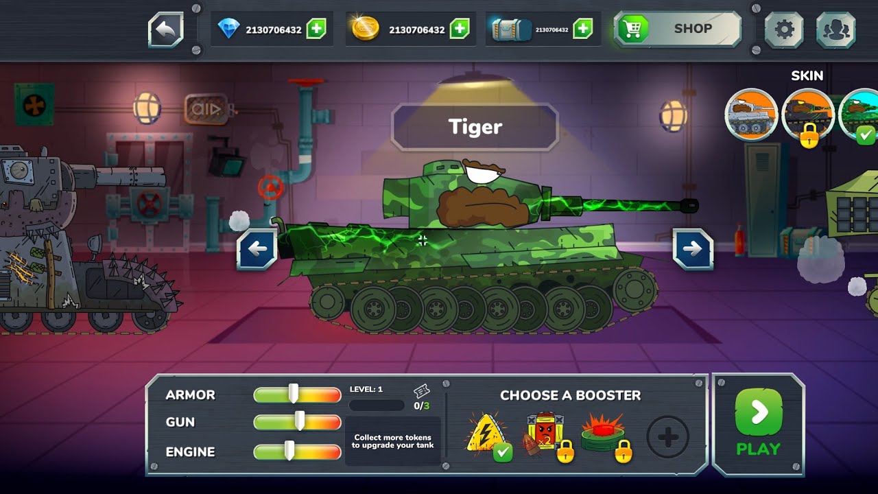 Gerand - bent barrels New Tank Unlocked Tiger Maxed Gameplay - YouTube