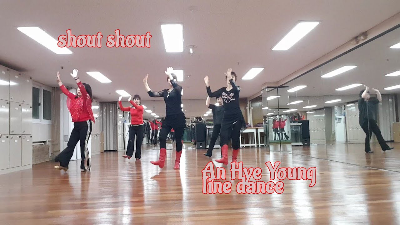 Shout Shout-line dance (Newcomer / Novice - Novelty) - YouTube