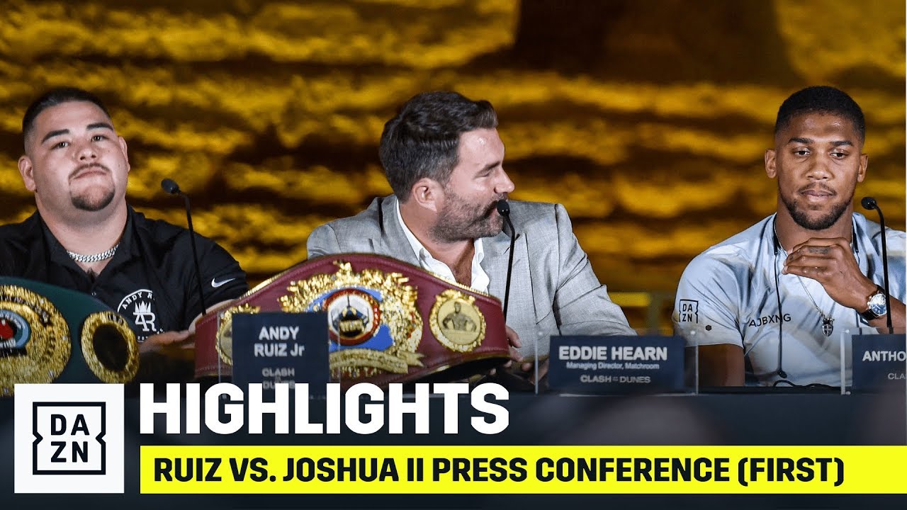 HIGHLIGHTS | Ruiz vs. Joshua II Press Conference (First) - YouTube