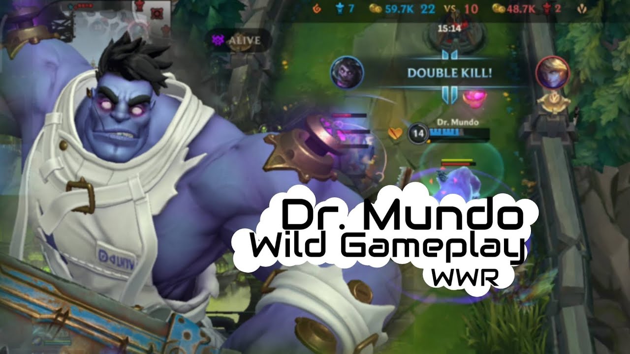 Dr. Mundo Wild Gameplay | Wild Rift - YouTube