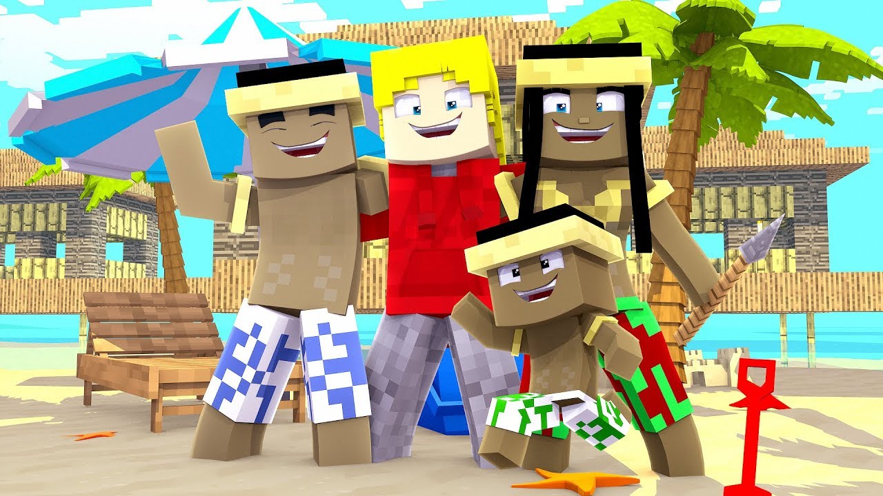 MINECRAFT TROPICAL! CONHECENDO OS NATIVOS! #2 - YouTube