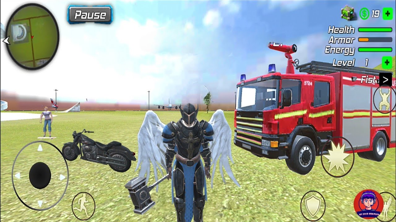 Crime Angel Superhero Gangster Vegas Town Simulator #1 Android Gameplay ...