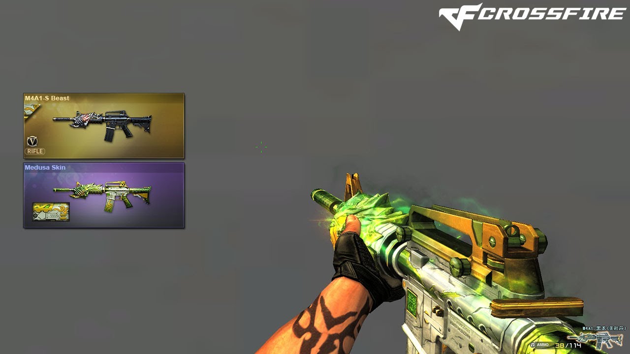 CF Preview | M4A1-S Beast Medusa (VVIP Skin) - YouTube
