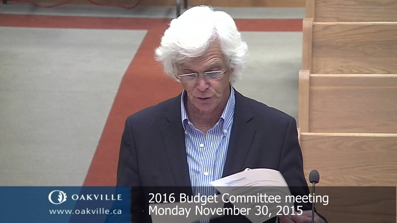 2016 Budget Committee meeting of November 30, 2015 - YouTube