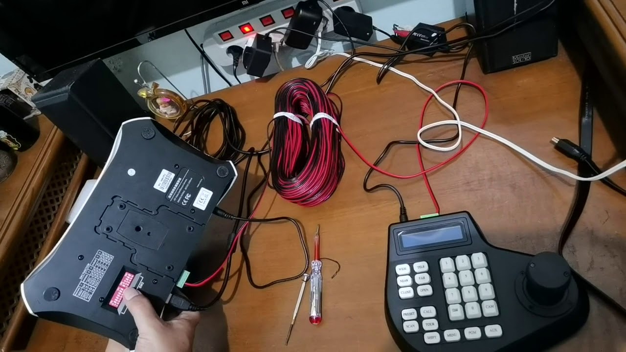 Connect PTZ Camera with PTZ Controller using RS485 Protocol - YouTube