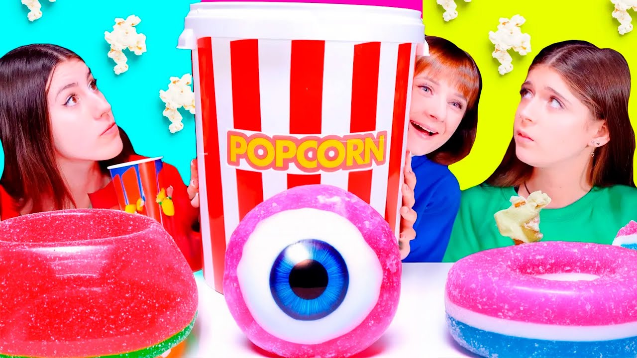 Epic Food Challenge: Big, Medium, and Small Bites ASMR Experience! 🍔🥗🍰 ...