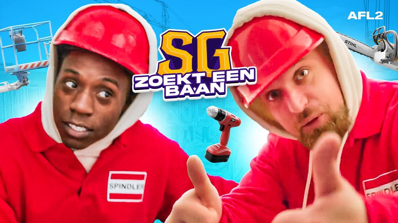 TA Joela & Fraasie gaan BOUWEN | Supergaande Zoekt Een Baan Afl. 2 ...