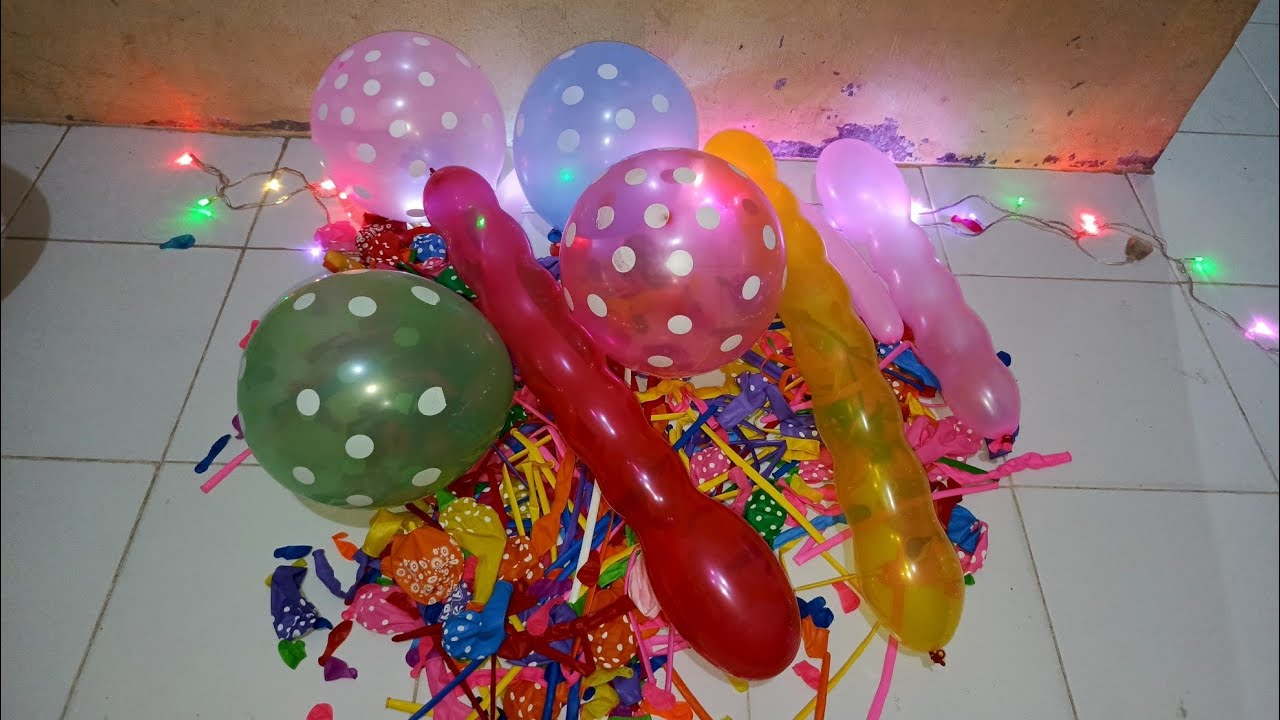 Mainan balloon ASMR warna warni, balloon warna, balloon kadot, balloon ...