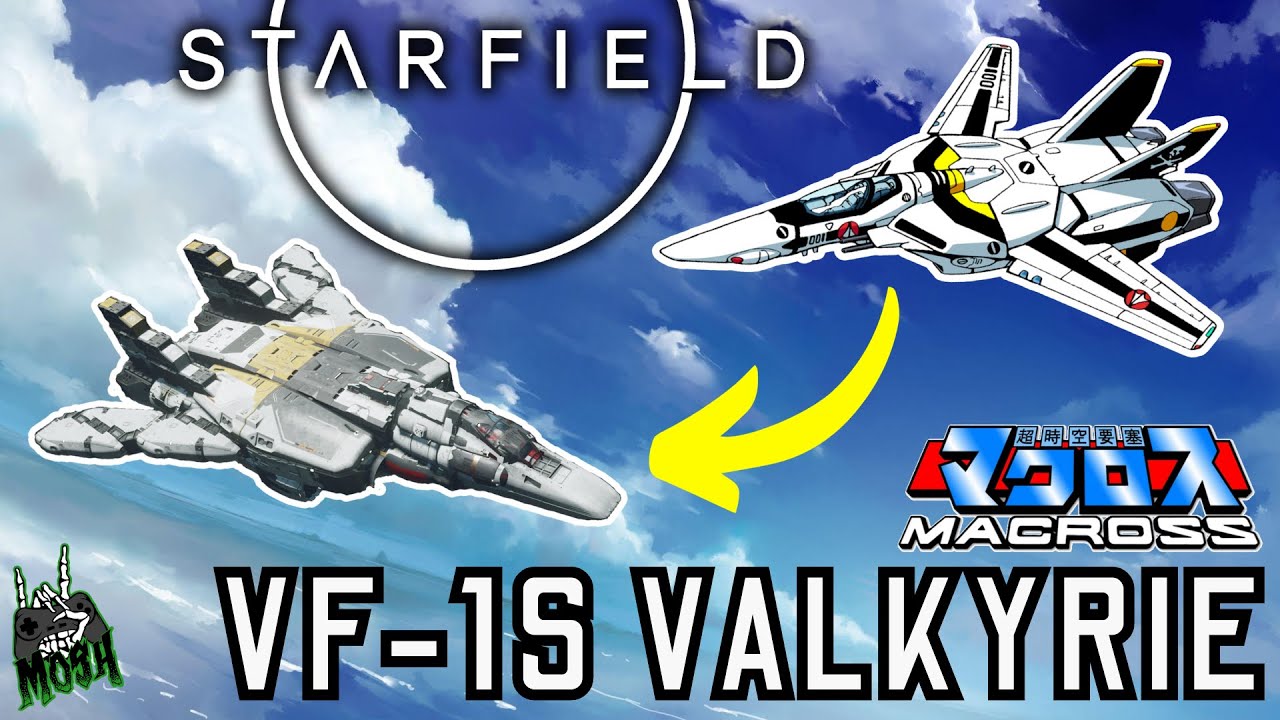The BEST FIGHTER in STARFIELD! VF-1S VALKYRIE Build TUTORIAL - YouTube