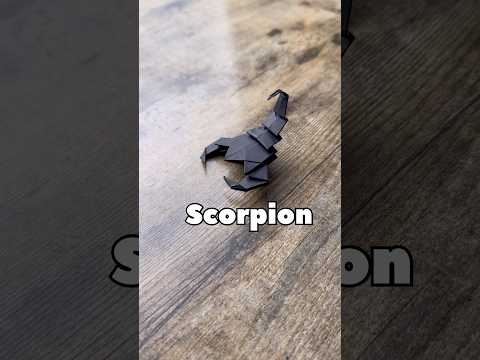 ORIGAMI SCORPION TUTORIAL FROM EASY ORIGAMI WORLD| HOW TO MAKE PAPER SCORPION ORIGAMI STEP BY STEP
