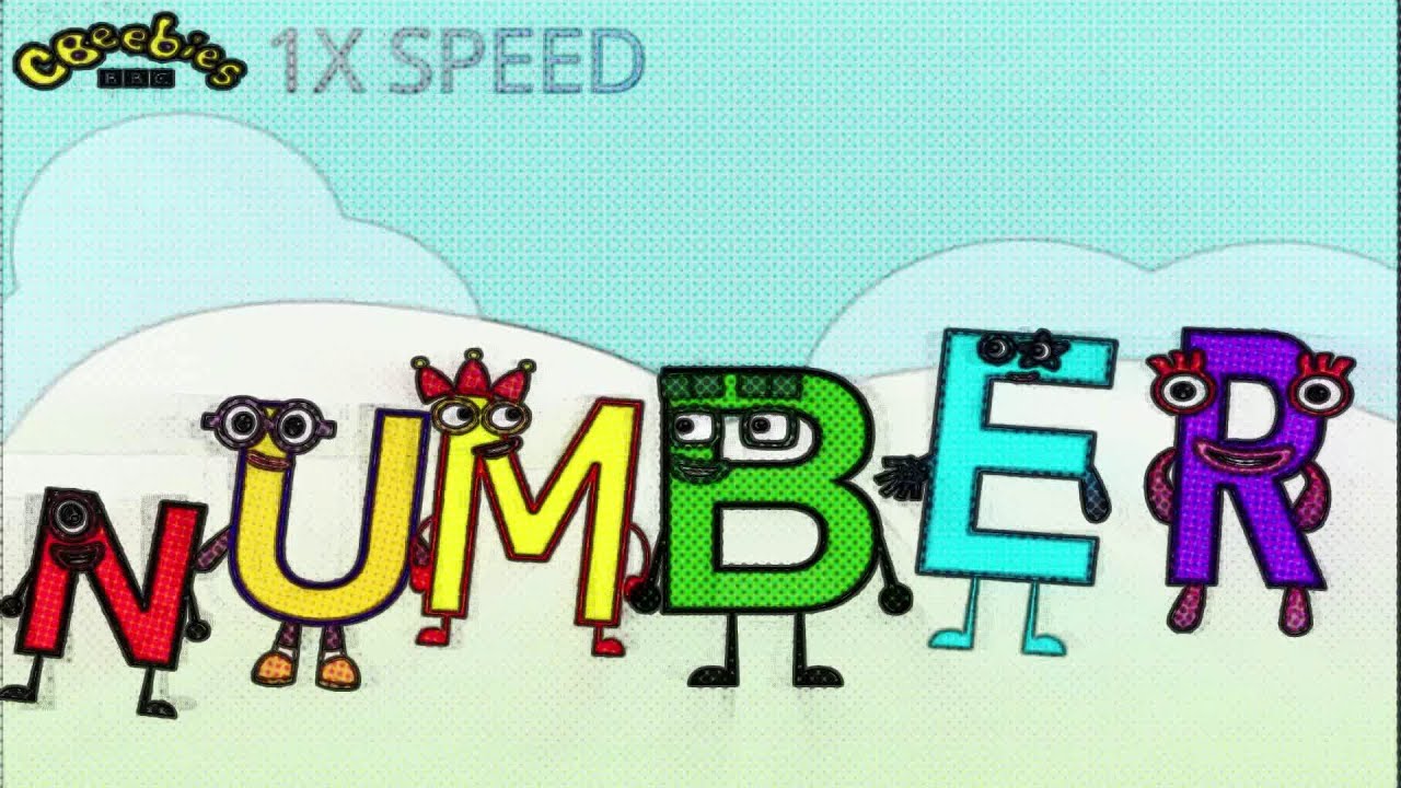 Dozenalblocks Intro Number Blocks Letters 1x to 8x SPEED Version - YouTube
