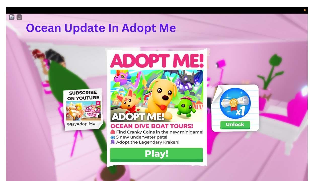 New Sea Ocean update in Adopt Me 2024 - YouTube