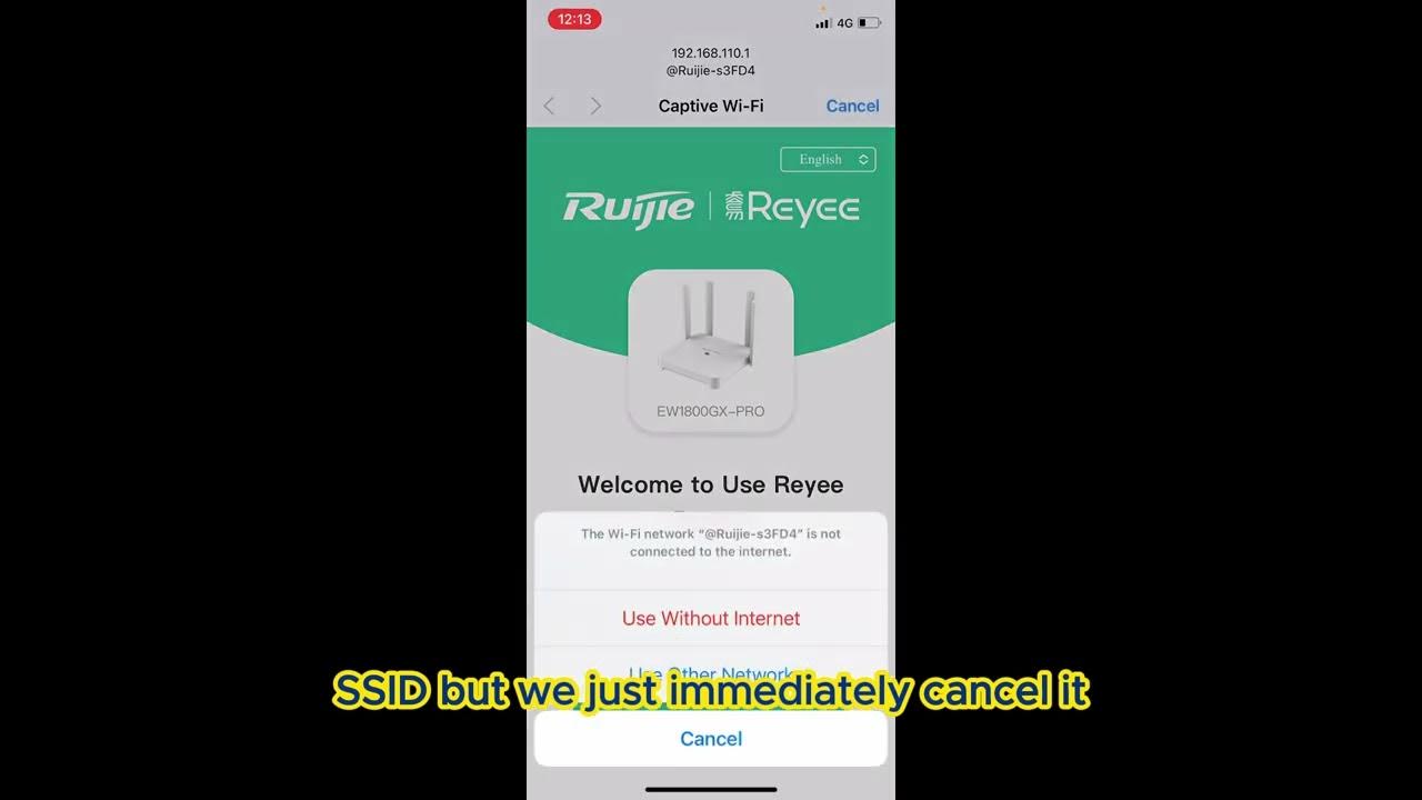 Ruijie Reyee: Setup Reyee Home Router by Ruijie Apps Only - YouTube