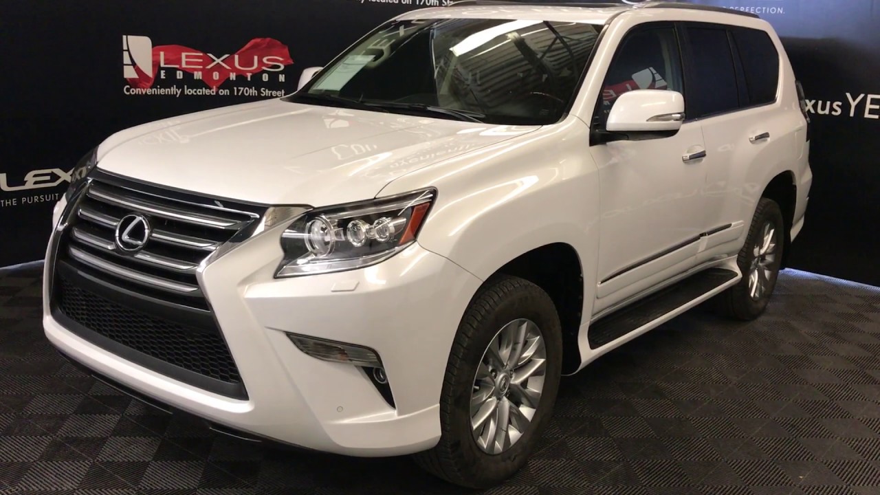White 2016 Lexus GX 460 Standard Package Review Edmonton Alberta ...