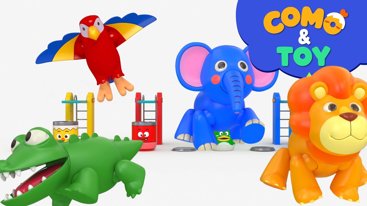 Como | Animals in ice cream + More Episodes 18min | Cartoon video for ...