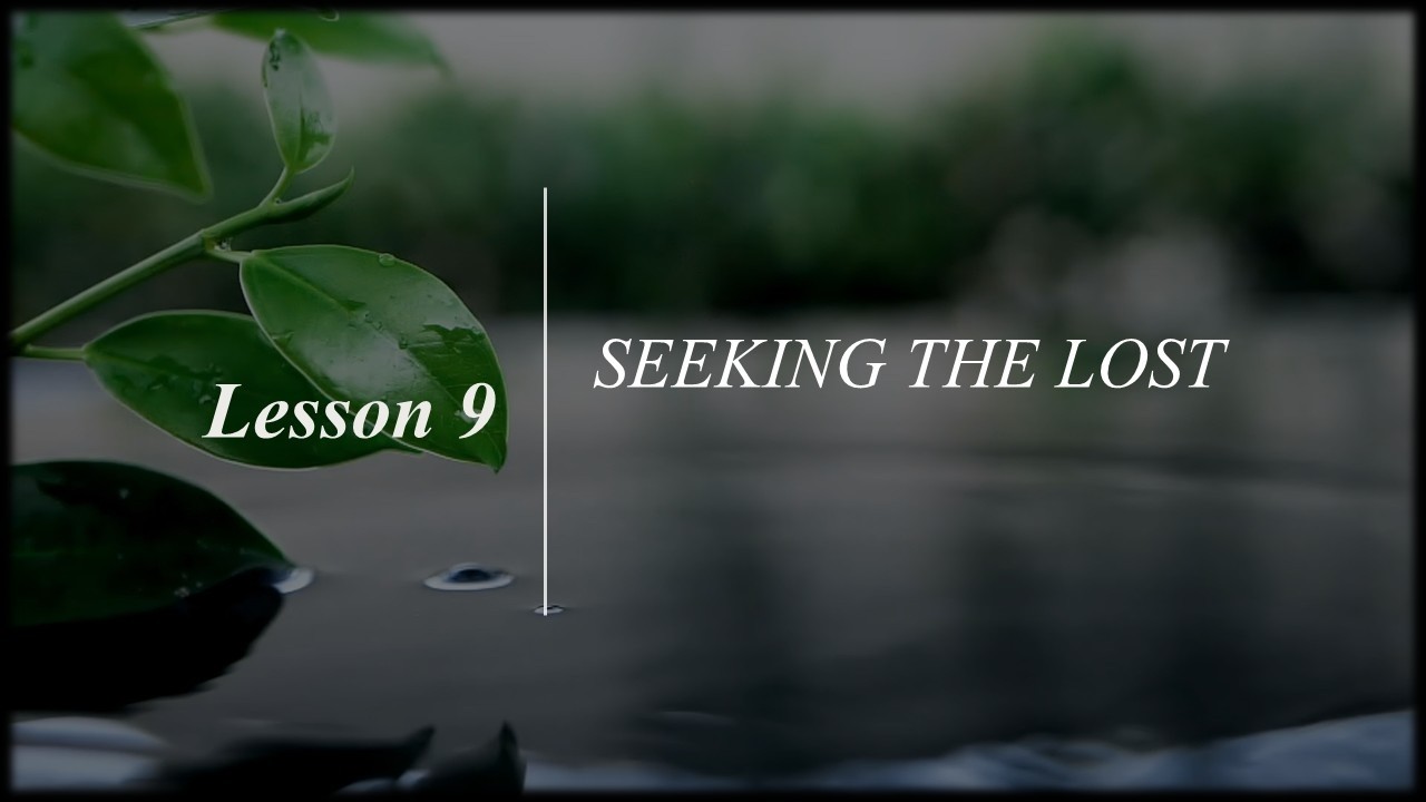 Bible Study | Seeking the lost | 1st Mar 26 - YouTube