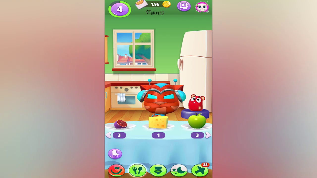 My Talking Tom 2 Oddly Satisfying to Unlock all Food Items - YouTube